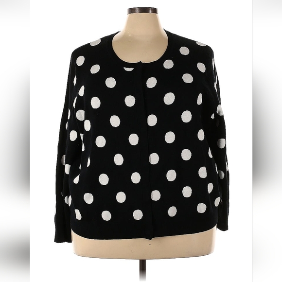 Victor Glemaud | Sweaters | Victor Glemaud Black And White Polka Dot ...